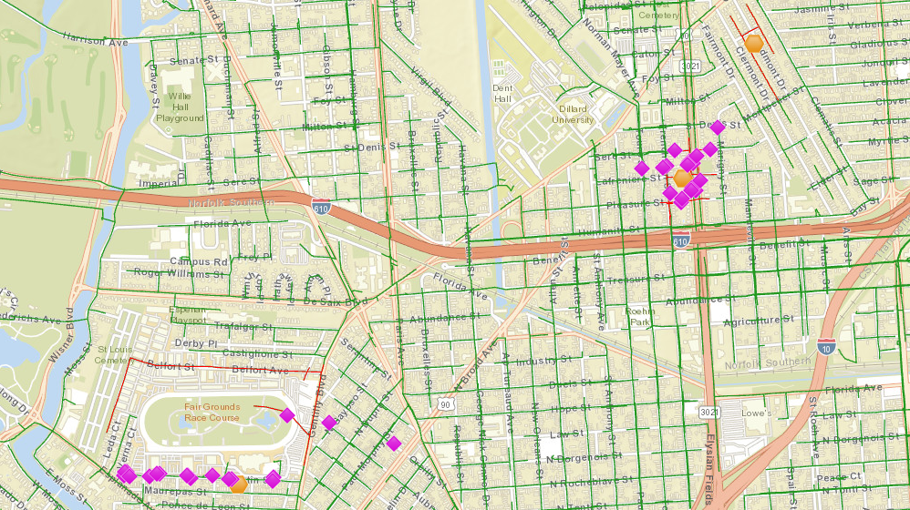 Power outage in Gentilly Terrace