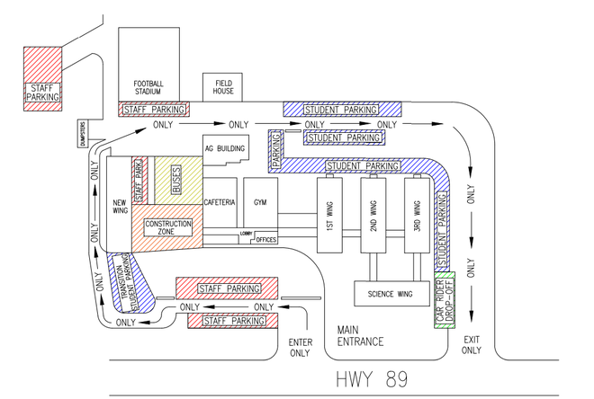 North Surry High School implements new traffic pattern after safety ...