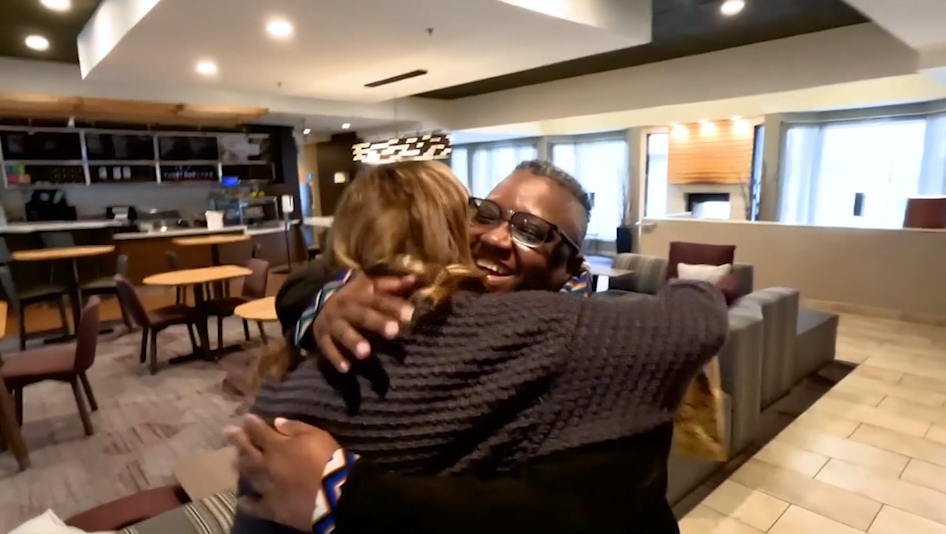 'We always stayed in touch': Lifelong pen pals meet in person for the ...