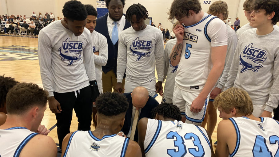 USCB inaugural men's and women's basketball games, Sand Sharks defeat ...