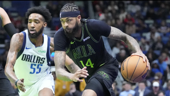 Brandon Ingram Jordan Hawkins Pelicans Mavericks