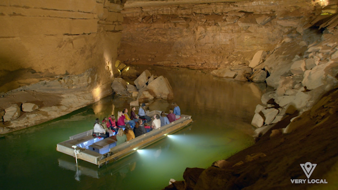 Take a day trip and explore Kentucky’s only underground boat cave tour