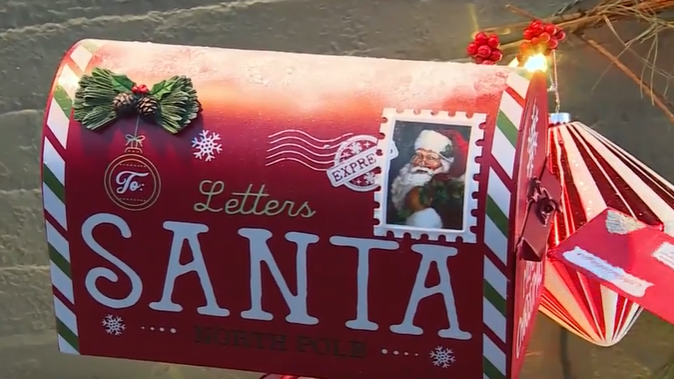 Local grandmother sets up mailbox for kids to deliver letters to Santa