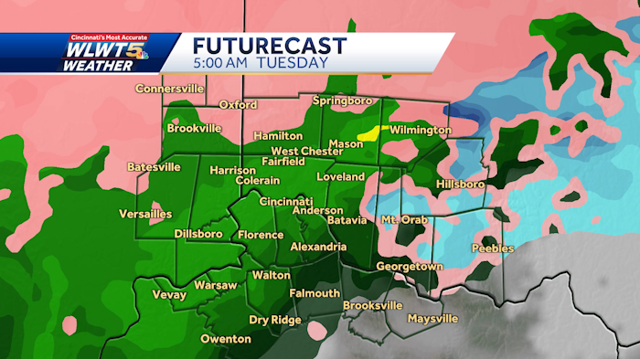 Hour by hour: When freezing rain expected to move through Cincinnati