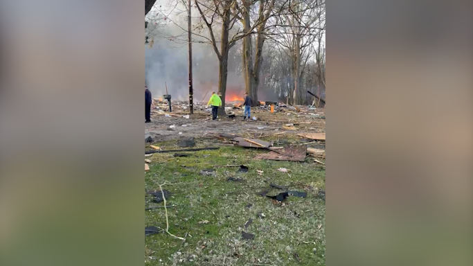 Crescent Township house explosion: Witness describes the blast
