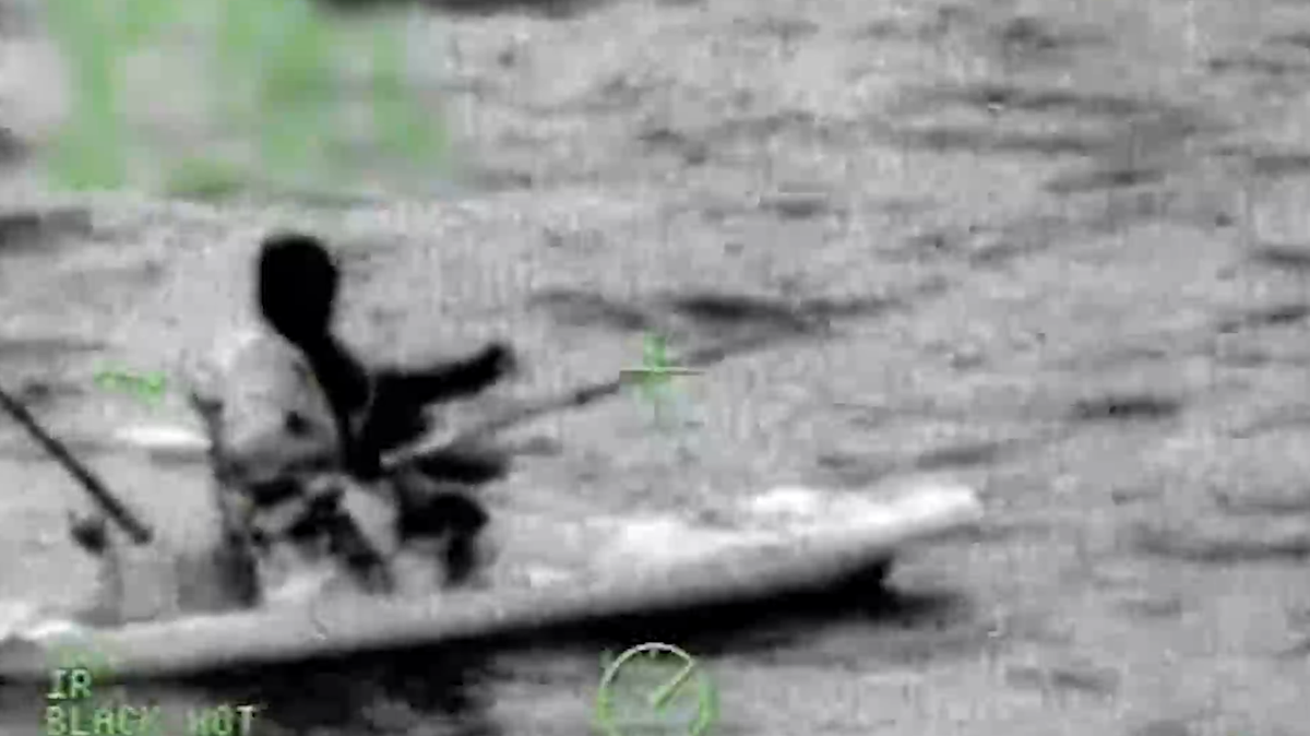 Video shows rescue of missing football coach in Gulf