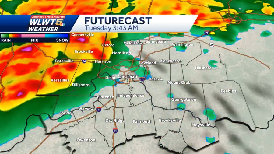 Hour by hour: When severe weather threat moves through Cincinnati