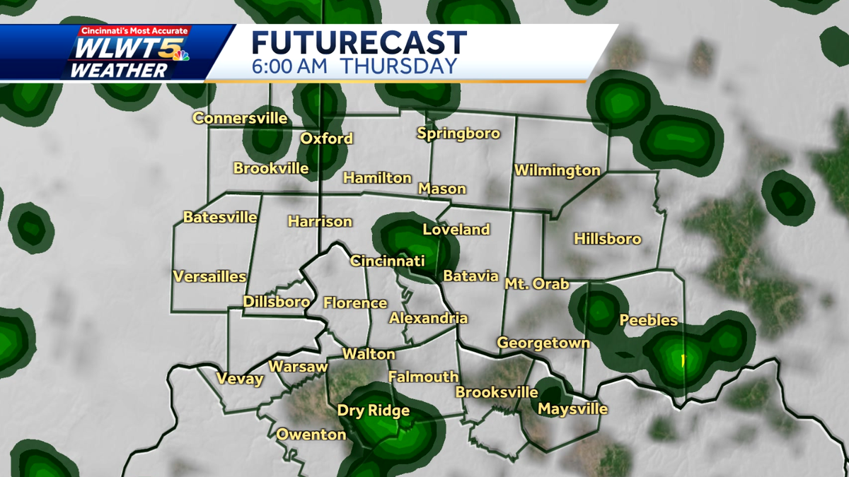 Hour By Hour When Rain Storms Expected To Move Through Cincinnati