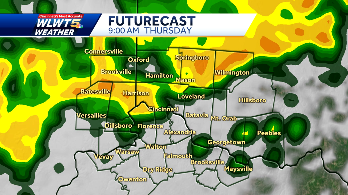 Hour by hour: When rain, storms expected to move through Cincinnati ...