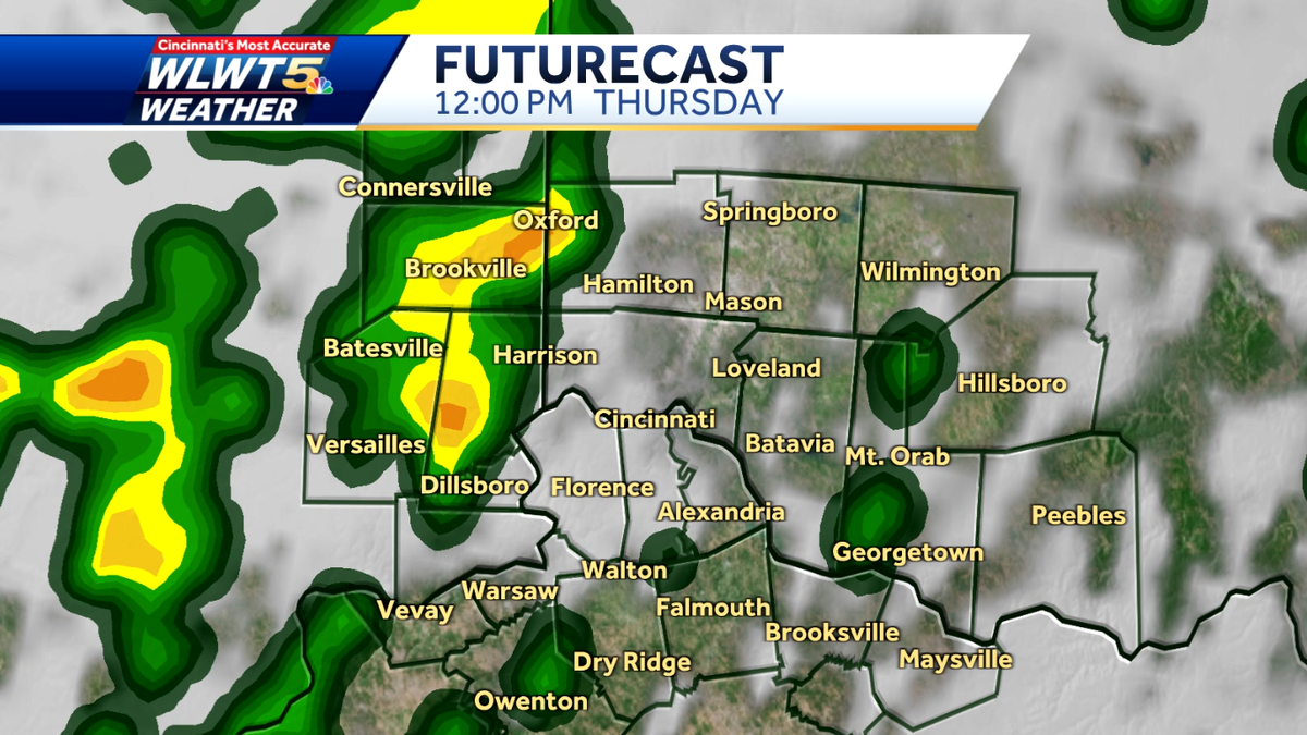 Hour by hour: When rain, storms expected to move through Cincinnati ...