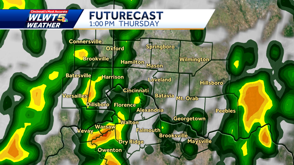 Hour by hour: When rain, storms expected to move through Cincinnati ...
