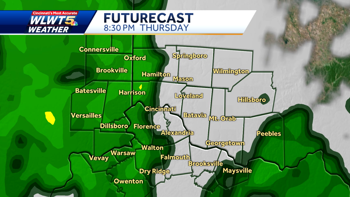 Hour by hour: When rain, storms expected to move through Cincinnati ...