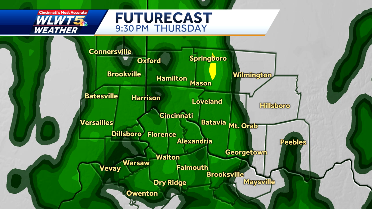Hour by hour: When rain, storms expected to move through Cincinnati ...