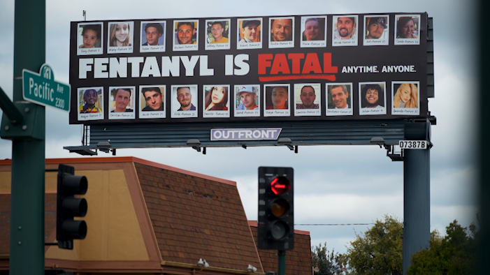 Stockton Billboard Puts Faces On The Fentanyl Crisis