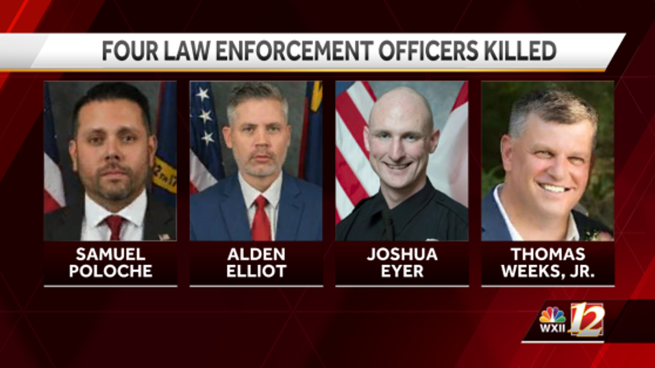North Carolina officers killed: 3 U.S. Marshals killed, 4 CMPD officers ...