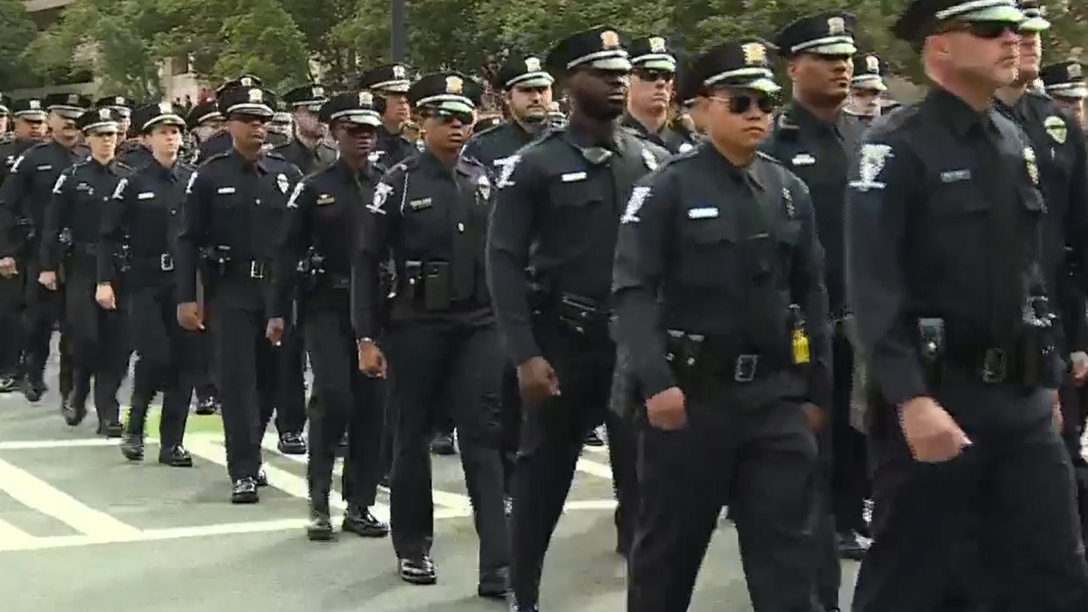 Photos from the memorial service for fallen hero officer Joshua Eyer