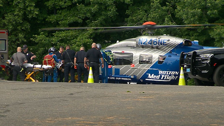 Baby falls out second-story window at home in Stoughton, Massachusetts