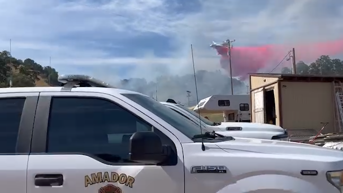 Sandra Fire: Crews make progress on vegetation fire in Amador County