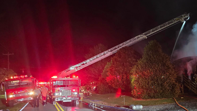 North Carolina: State Road fire crews battle 2 separate fires in same night