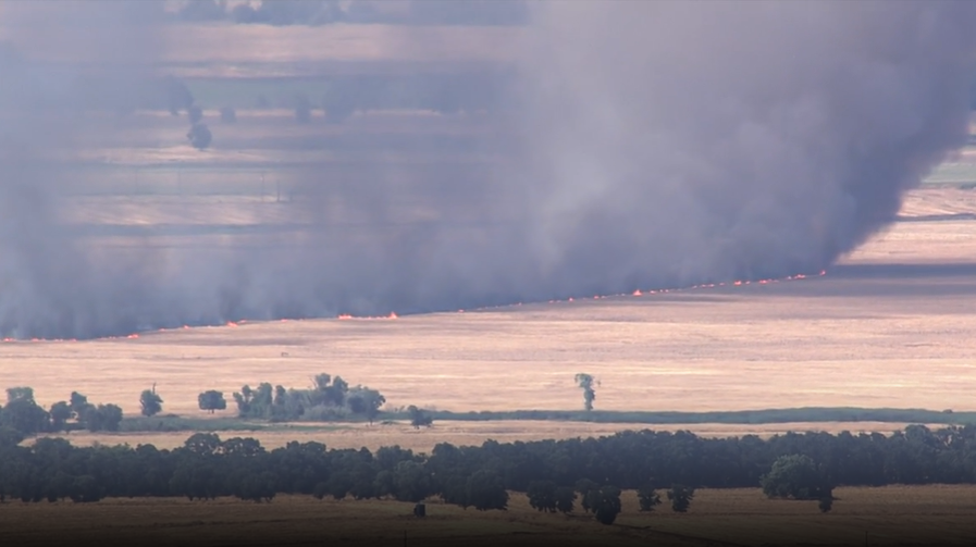 Amoruso Fire: LiveCopter 3 shows vegetation fire in Placer County ...
