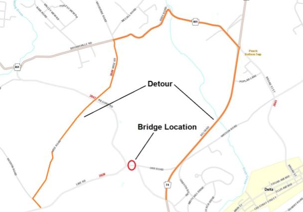 York County, Pa. bridge closed until end of July