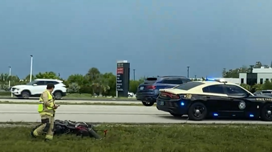 Motorcyclist injured in crash after fleeing traffic stop on I-75