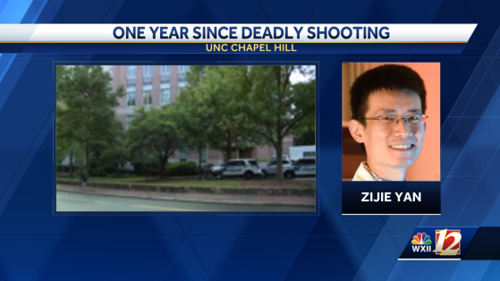 North Carolina: 1 year since professor killed at UNC Chapel Hill