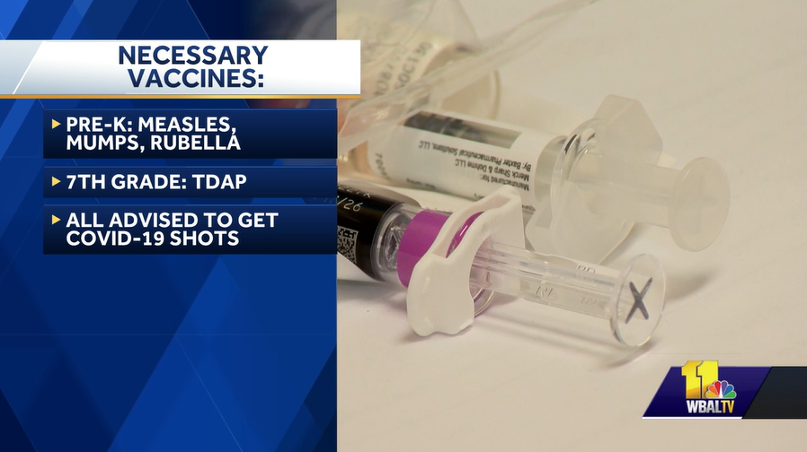 Baltimore City offers vaccine clinics during return to school