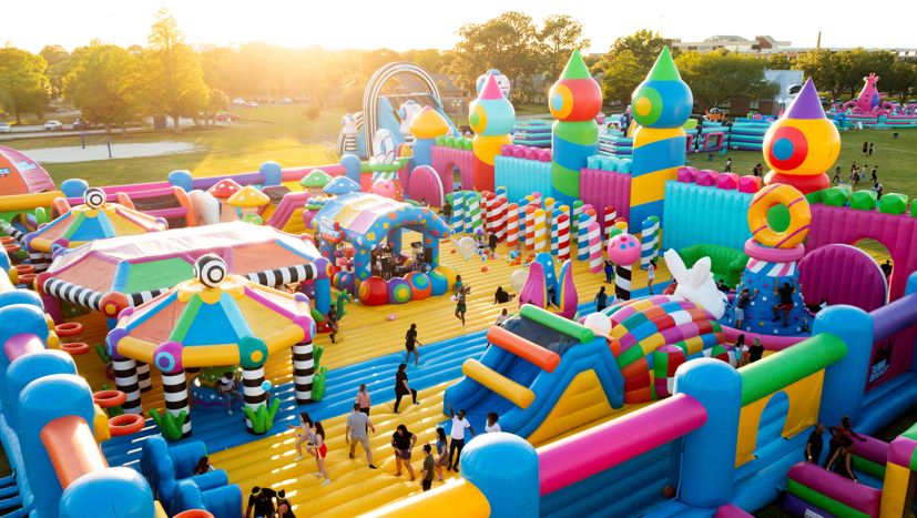 The world’s largest bounce house stopping in Savannah