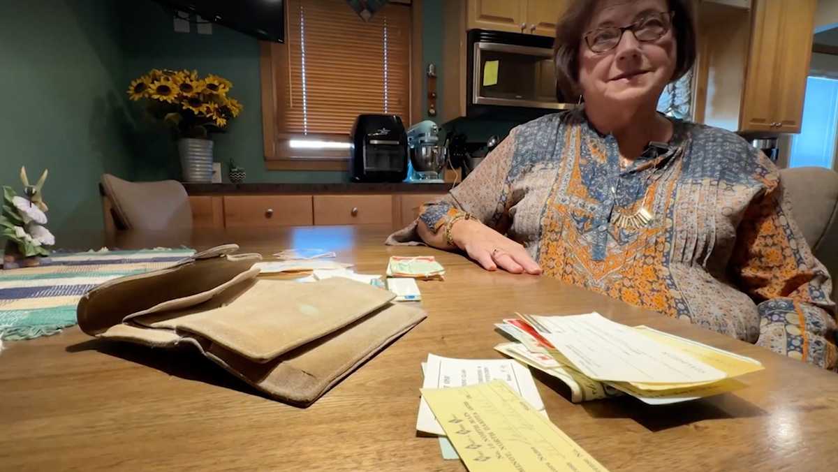Woman's wallet found after 47 years, unlocking memories