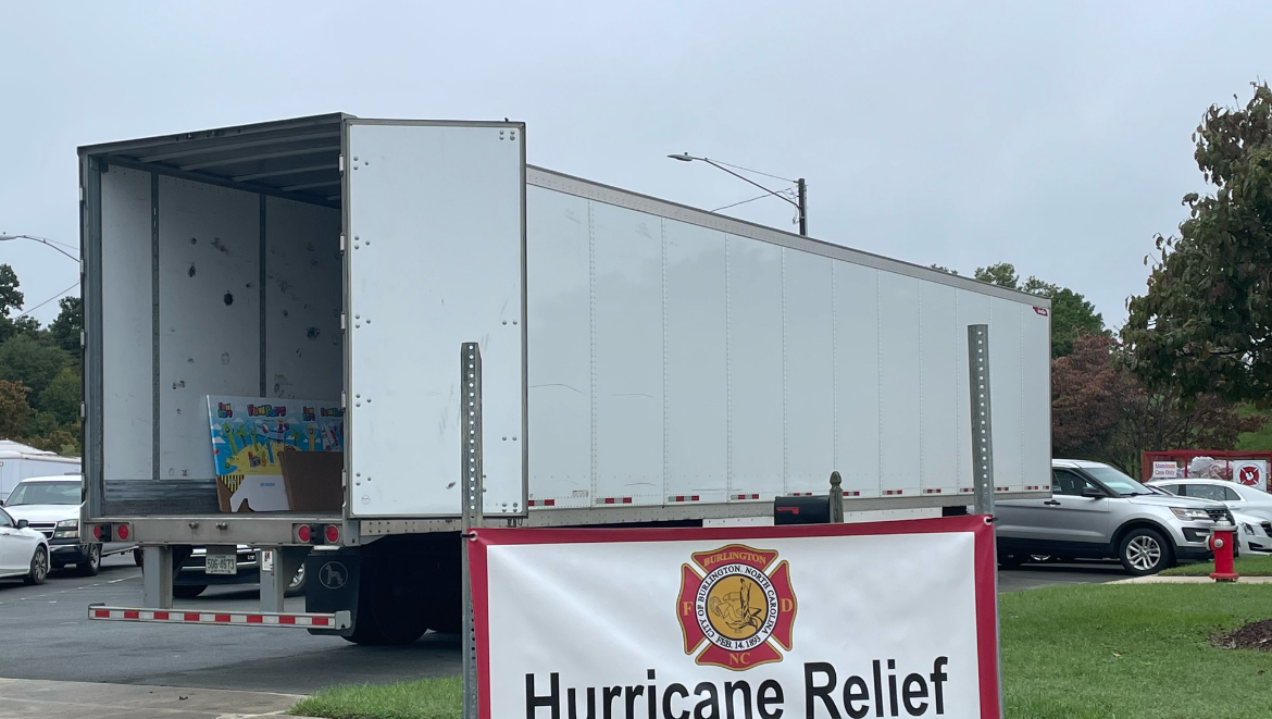 Helene donation drop-off site donations list