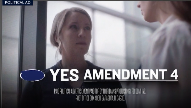 Florida campaign ad shows support for Amendment 4
