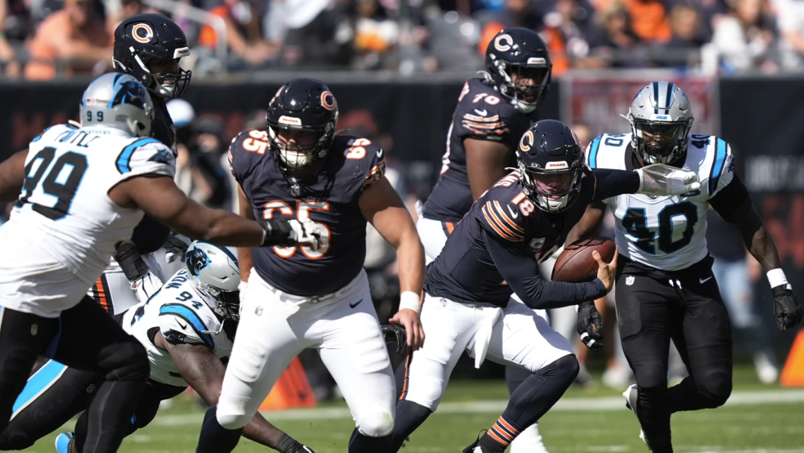 Chicago Bears beat the Carolina Panthers 36-10