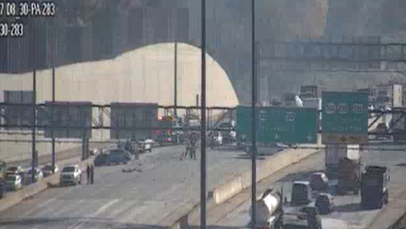 Traffic backs up following Route 30 crash in Lancaster County, Pa.