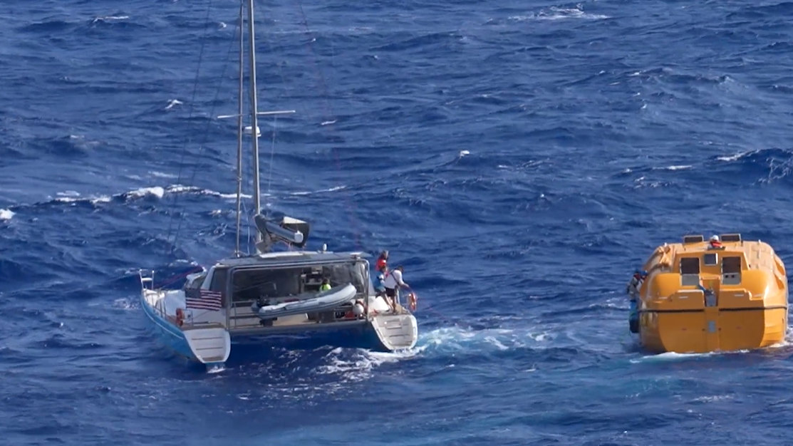 Brand new Disney Treasure cruise ship rescues four people from sinking ...