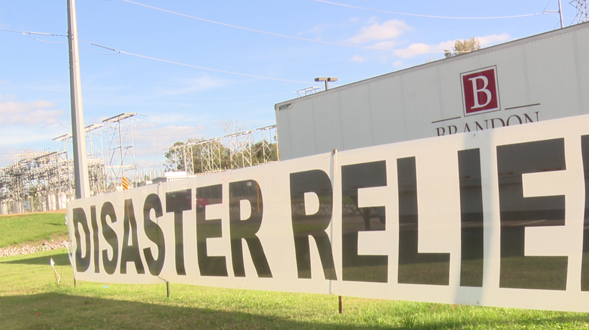 The city of Brandon works to aid Hurricane Helene victims