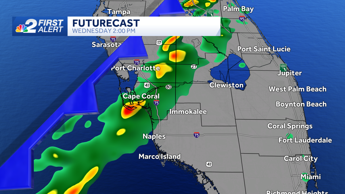 Strong cold front brings rain before temperatures tumble across the ...