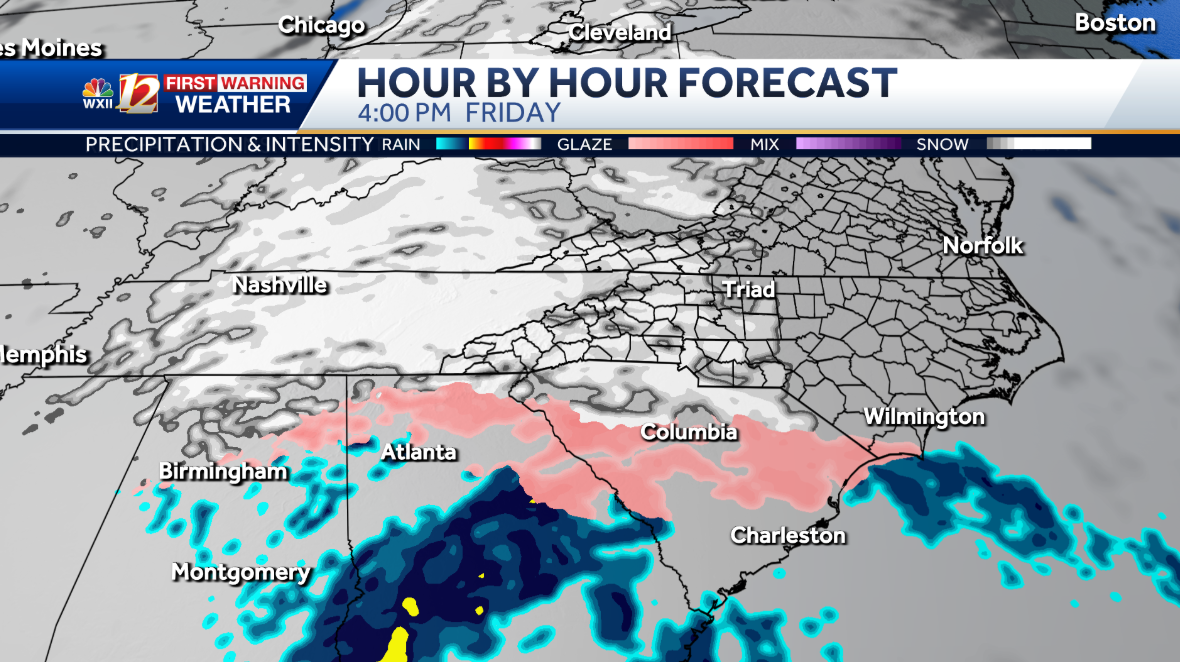 North Carolina Winter Storm: Hour-by-hour forecast updates
