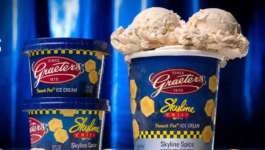 Yes, Graeter’s-Skyline Chili Spice Ice Cream is real. Here's when you ...