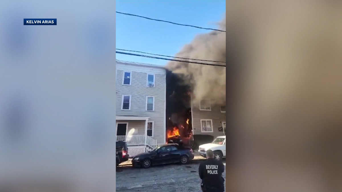 Residents displaced after car fire spreads to apartments in Mass. town