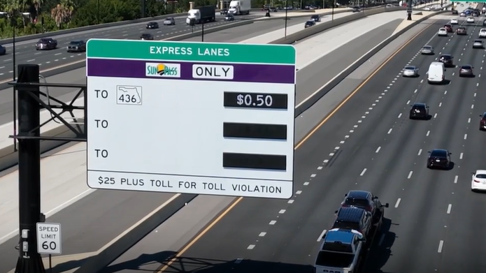 Dynamic tolling: I-4 Express tolls to increase during heavy traffic