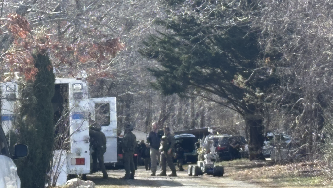 Large police presence reported on Spurlin Lane in Surry County