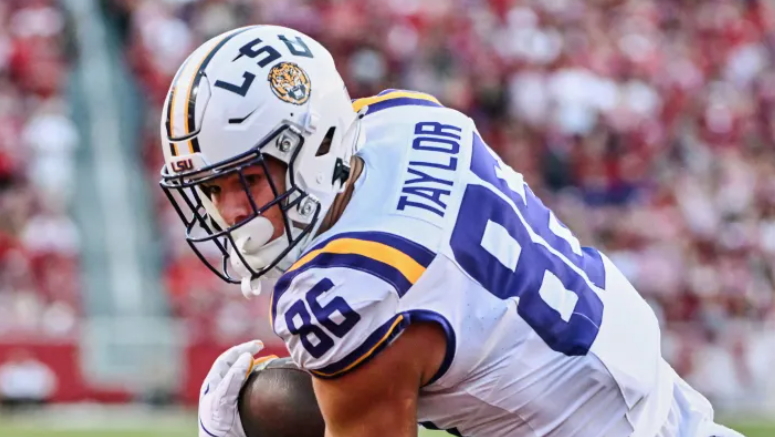 Jets select LSU tight end Mason Taylor