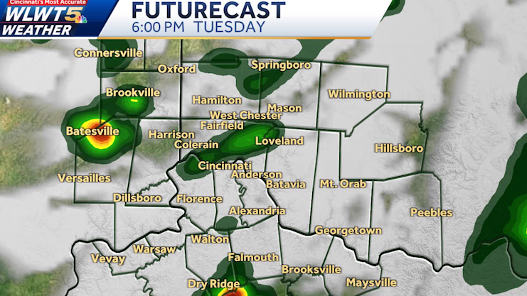 Hour by hour: When severe threat moves through Cincinnati region Tuesday