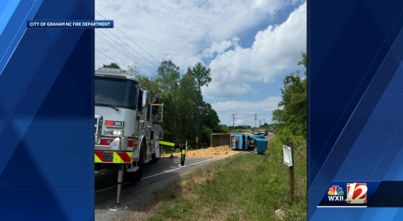 Dump truck rollover crash shuts down Senator Ralph Scott Parkway, City ...