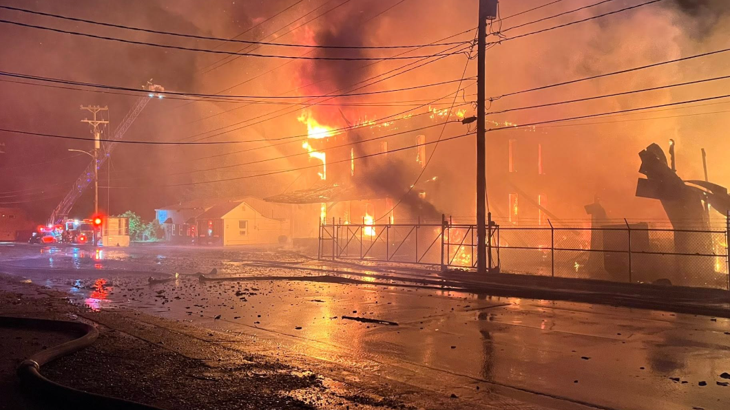 Large fire in Kernersville; Units on scene