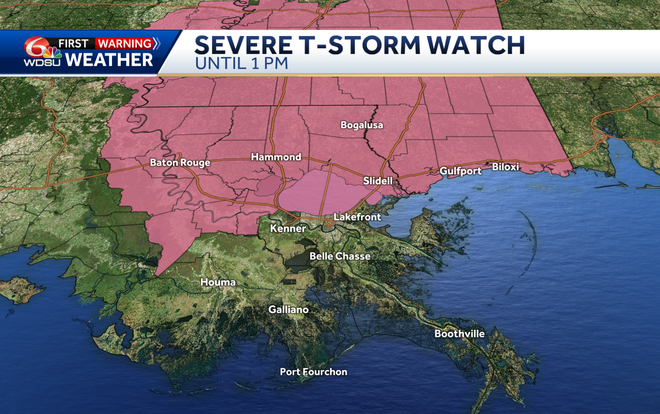 Impact Day: Severe Storm Watch as strong storms move into Southeast ...