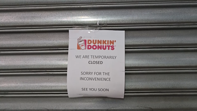 Dunkin' inside MBTA station closed, inspectors find rat droppings