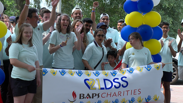 BAPS Charities hosts annual walkathon at Forsyth Park on Sunday