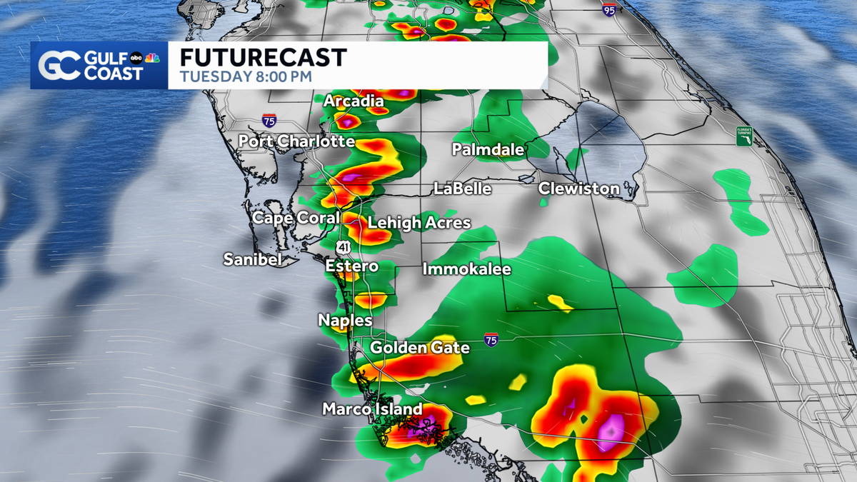 Stormier weather ahead for Southwest Florida this week
